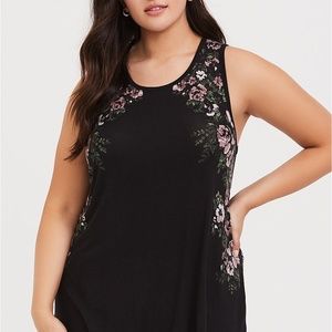 torrid Tops | 3x Plus Size Double Layer Chiffon Tank | Poshmark